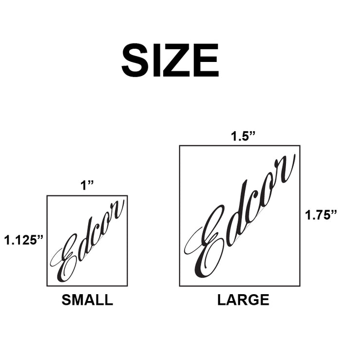 Classic EDCOR End Bell Stickers